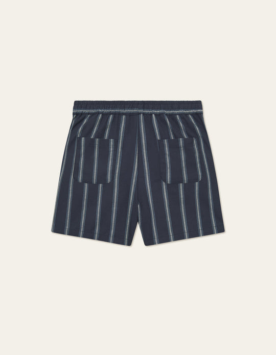 Les Deux Lawson Stripe Short - Navy/White